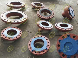 Flange products painting with red oxide primer | China Hebei Haihao ...