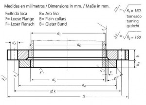 DIN 2656 PN40 Loose Flanges and Rings for Welding (Slip On Flanges and ...