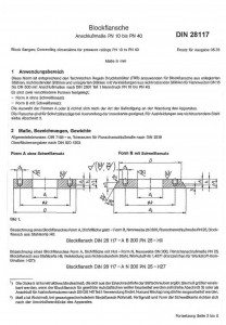 DIN 28117 Block Flanges PN10-PN40 Dimensions - China Hebei Haihao ...